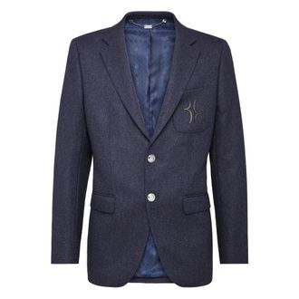 Billionaire Boys Club Homme, Vestes, Bleu, Taille: L Blazer Double B