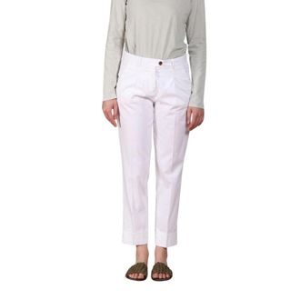 Mason's New York Carrot Sartoriale 1 Pince - - Trousers - Damen - Wei&szlig; - M