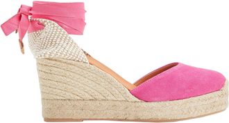 8 by YOOX SUEDE ESSENTIAL WEDGE ESPADRILLES