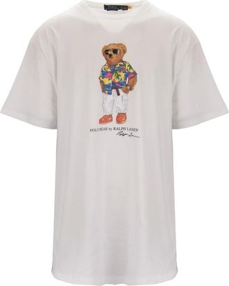 Ralph Lauren Homme, Tops, Blanc, Taille: 2XL T-Shirt