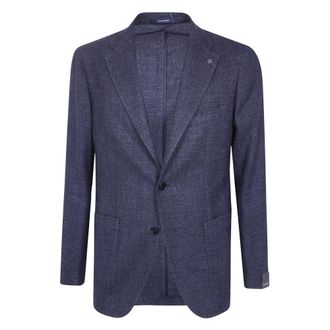 Tagliatore Montecarlo Single Breasted Jacket - Homme - Vestes - Bleu - Taille: L