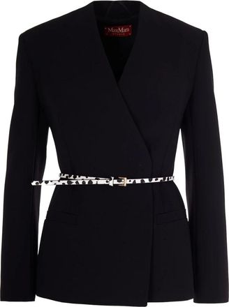 Max Mara Femme, Vestes, Noir, Taille: 38 FR Blazers