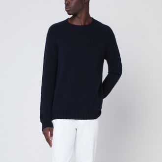 Tagliatore Blauer Kaschmirpullover