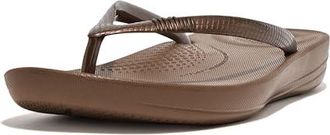 FitFlop IQUSHION TM ERGONOMIC FLIPFLOP- BRONZE - Women - 6