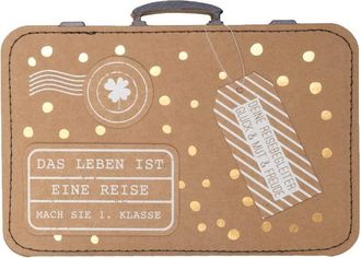 Räder Kofferkarte Das Leben ist eine Reise