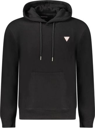 Guess Homme, Sweatshirts et sweats &agrave; capuche, Noir, Taille: 2XL Sweat &agrave; Capuche en Coton Noir avec Logo