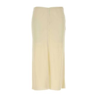 Ami Stretch-Viskose-Rock - - Skirts - Damen - Wei&szlig; - XS
