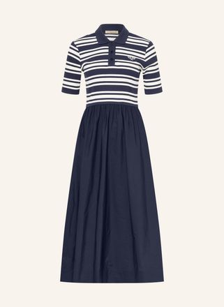 Smith & Soul Strick-Polokleid Im Materialmix blau