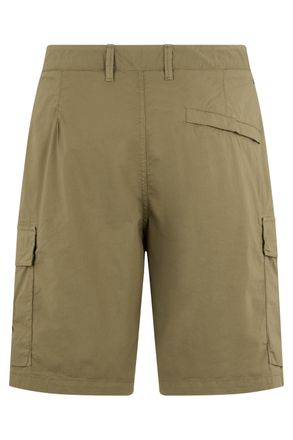 Stone Island Mens Cotton Cargo Pants Military Green Short