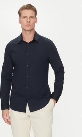 Calvin Klein Hemd LV04LB145G Dunkelblau Slim Fit