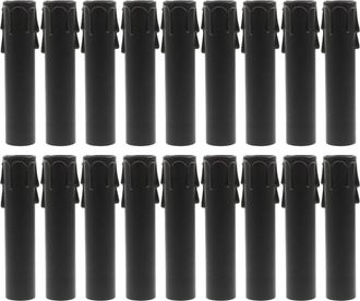 BESPORTBLE 20 St&uuml;ck Kronleuchter Kerzenh&uuml;llen Aus Kunststoff Tropfen Effekt Passend F&uuml;r Wandleuchten Und Pendelleuchten Ersatz F&uuml;r Alte Fassungsabdeckungen