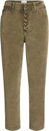 Dondup Femme, Pantalons, Vert, Taille: W25 Pantalon à boutons bijoux Koons