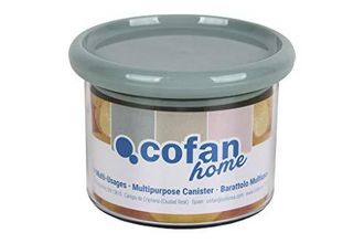 cofan Mehrzweckdose Modell Basilikum | Hergestellt aus Polystyrol und Polypropylen | Küchenaufbewahrung Gläser