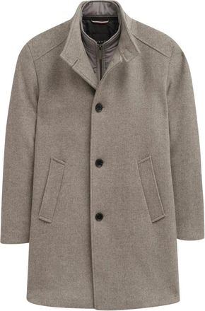 Bugatti Homme, Manteaux, Gris, Taille: XL Manteau croisé