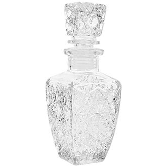 UPKOCH Transparente Whisky Karaffe 250ml - Dickwandige Glasflasche F&uuml;R Wein Und Lik&ouml;R, Elegantes Design F&uuml;R Besseren Geschmack