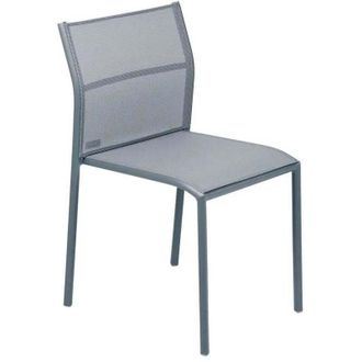 Fermob [GEBRAUCHT] B-Ware Fermob Gartenstuhl Esszimmerstuhl Cadiz Stuhl Gewittergrau Aluminium Outdoor