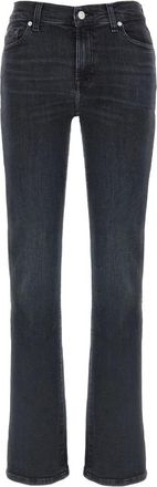7 For All Mankind Femme, Jeans, Noir, Taille: W25 Earthkind Slim Illusion Bootcut