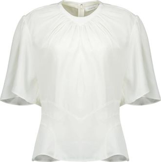 Paco Rabanne Top fronc&eacute; - Femme - Blouses et Chemises - Blanc - Taille: 42 FR