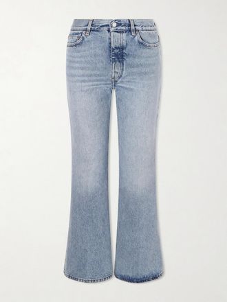 Toteme Jean &Eacute;vas&eacute; En Coton Biologique Kick - Bleu