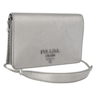Prada Pre-owned Vintage Schultertasche - - Pre-owned - Damen - Grau - ONE SIZE