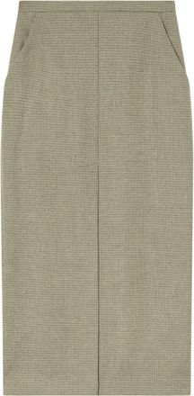 Pinko Bleistiftrock mit Check - Nude
