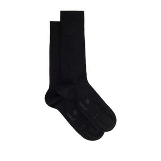 Doré Doré Socken aus Wolle und Baumwolle - Grau