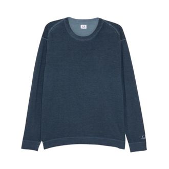 C.P. Company Double-dyed Sweatshirt - - Knitwear - Herren - Blau - M