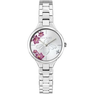 Oui & Me Montre en acier recycl&eacute;