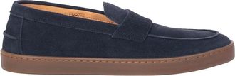 Henderson Homme, Chaussures, Bleu, Taille: 41 1/2 EU Mocassino Slip-on fascetta in suede