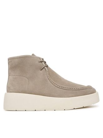 Calvin Klein Schn&uuml;rschuhe Flatf Lace Up Apr Cut Boot HW0HW03273 Beige