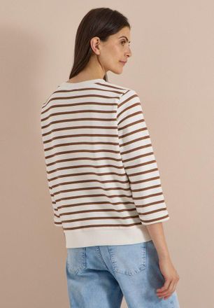 Cecil Sweatshirt mit 3/4 &Auml;rmeln