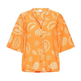 Ichi Ichi, Damen, Blusen & Hemden, Orange, SGr&ouml;&szlig;e