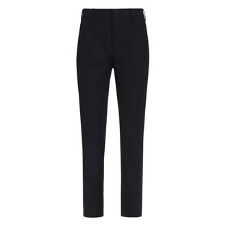 PT01 Stretch Viscose Hosen - - Trousers - Damen - Blau - XL