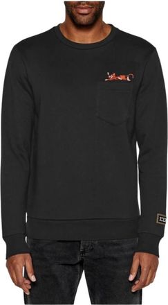 Iceberg Homme, Sweatshirts et sweats &agrave; capuche, Noir, Taille: 2XL SweaT-shirt