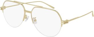 Bottega Veneta Femme, Accessoires, Jaune, Taille: 57 MM Optical Frame