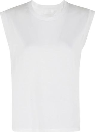 Dondup Femme, Tops, Blanc, Taille: 36 FR Girocollo Regular in Jersey