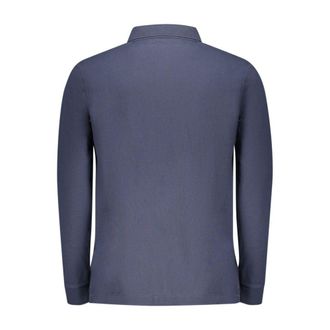 Timberland Long-Sleeved Cotton Polo Shirt - Blue