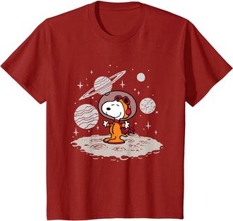 Peanuts Snoopy Planets and Starfield T-Shirt