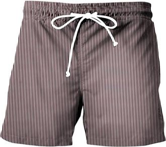 Generic Maillot de bain pour homme Short de plage d&eacute;t&eacute; avec impression num&eacute;rique 3D Short de bain d&eacute;contract&eacute;, lilas, 3XL