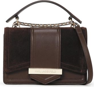 Karl Lagerfeld Hobo Bags - K/Nova Wildleder-Schultertasche - Gr. unisize - in Braun - für Damen