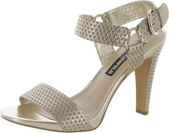 Karl Lagerfeld Karl Lagerfeld Paris Femme Cieone Sandale &agrave; Talon, Triangle dor&eacute; m&eacute;tallique, 40 EU