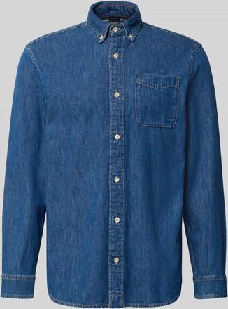 Jack & Jones Regular Fit Jeanshemd mit Brusttasche Modell BROOK