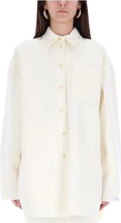 Sportmax Femme, Blouses et Chemises, Blanc, Taille: 36 FR Chemises