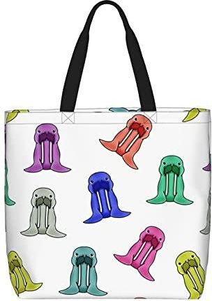 Generic Sac De Courses Morse Sac De Shopping De Grande Capacit&eacute; Avec Poign&eacute;es Sacs En Toile, Pour Burea, Tous Les Jours, Voyage, &Eacute;cole