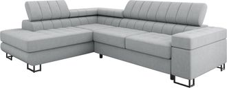 Mirjan24 Ecksofa Laris Premium, Polsterecke mit Schlaffunktion und Bettkasten, Polstersofa, Eckcouch, Couch, L-Form Sofa, Bettsofa, Polstergarnitur, Wohnlandsc