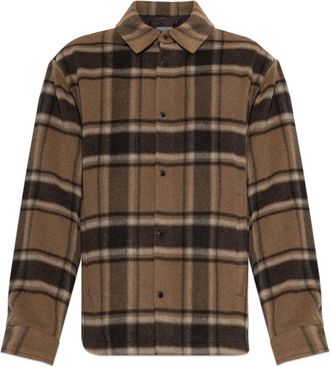 Moncler Wollhemdjacke - - Jackets - Herren - Braun - M