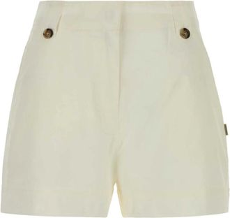 Woolrich Femme, Shorts, Blanc, Taille: W30 Cotton Poplin Shorts