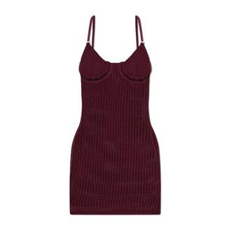 The Attico Il Primo Bagno Mini Kleid - - Dresses - Damen - Rot - M