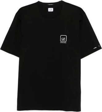 C.P. Company C.p. Company, Homme, Tops, Noir, Taille: L Logo T-shirt