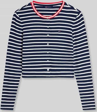 Tommy Jeans Slim Fit Cardigan aus Viskose-Mix